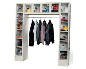 Metal Box Bridge Locker| 16 Locker Unit with Windows