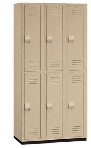 Heavy Duty Solid Plastic Lockers with optional Louvered or Ventilated ...